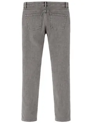 LARDINI Cotton Denim Jeans - Grey