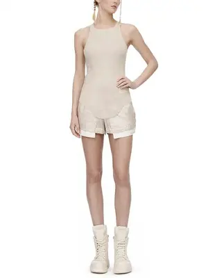 Rick Owens Cotton Tank Top - Beige