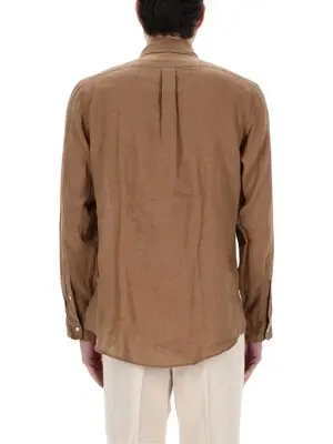 Polo Ralph Lauren Shirt With Logo - Brown