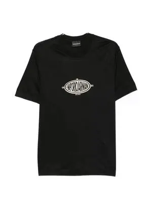 Emporio Armani Logo-patch T-shirt - Black