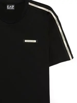 EA7 Logo-detail T-shirt - Black