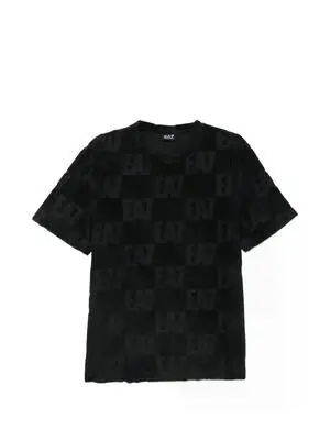 EA7 Patterned Round-neck T-shirt