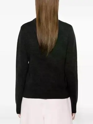GANNI Appliqué Crew Neck Knitwear