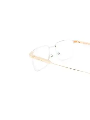 Cartier Rectangle-frame Glasses - Silver