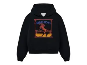 Rhude Cadre Hoodie - Black