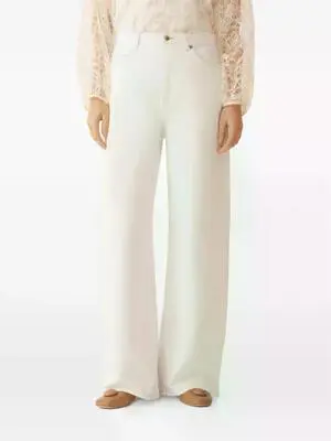 Fabiana Filippi Belt-loop Wide Leg Jeans