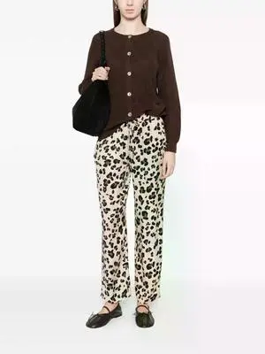 Marella Leopard-print Trousers