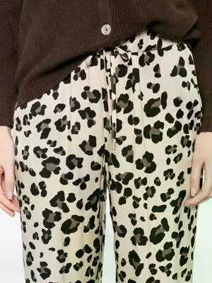 Marella Leopard-print Trousers