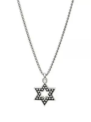 John Hardy Star Of David Pendant Necklace - Silver