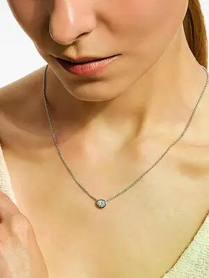 John Hardy Lovestruck™ Sterling And Lab-grown Diamond Necklace