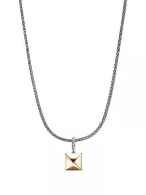 John Hardy Icon Stud Diamond Pendant Necklace - Silver
