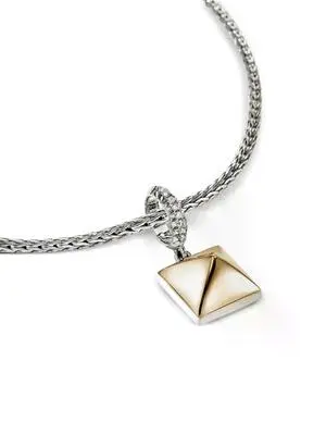 John Hardy Icon Stud Diamond Pendant Necklace