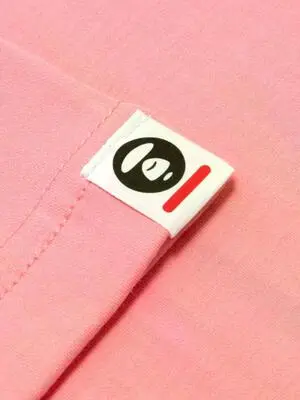 AAPE BY *A BATHING APE Appliqué T-shirt - Pink