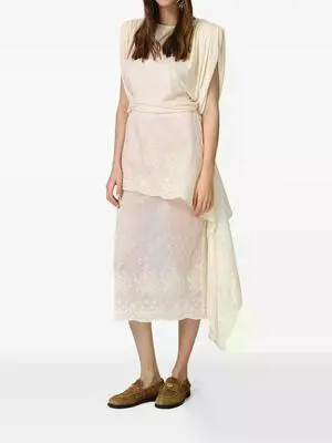 PNK Oversized-shoulders Top