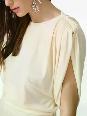 PNK Oversized-shoulders Top