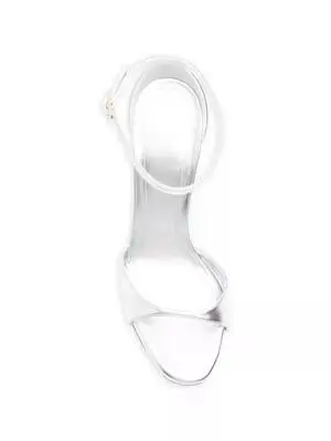 ALEVI MILANO Ankle-strap Stiletto Heel Sandals - Silver