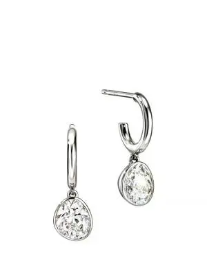 John Hardy Lovestruck™ Diamond Hoop Earrings - Silver