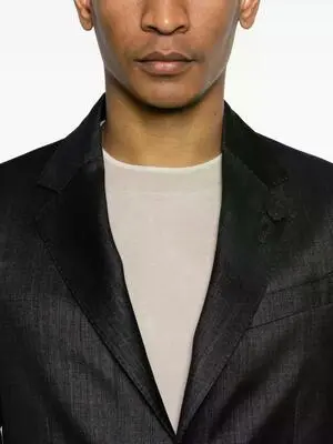 LARDINI Flower-pin Suit - Black