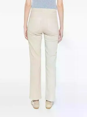 Seafarer Buttoned Flap-pockets Straight-leg Jeans - Neutrals