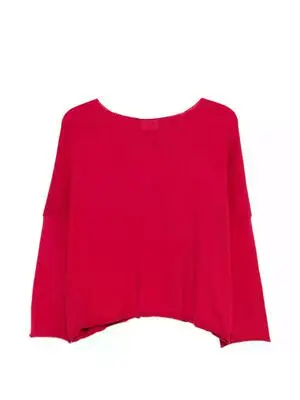 BEYOU Boat-neck Top - Red