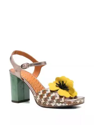 Chie Mihara Parlota Floral Leather Pumps
