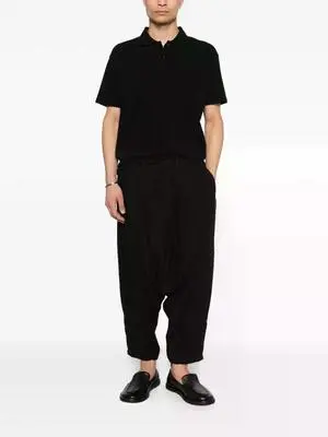 Yohji Yamamoto Point-collar Polo Shirt