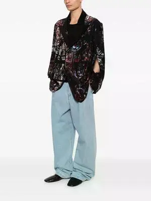 Yohji Yamamoto Logo-print Blazer