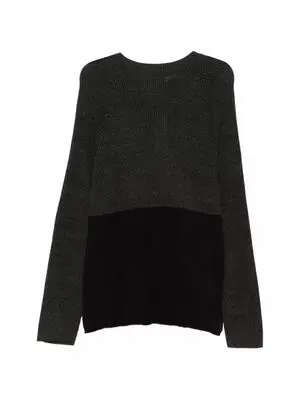 Yohji Yamamoto Colour-block Knit Sweater