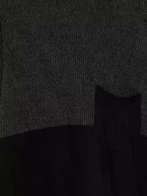 Yohji Yamamoto Colour-block Knit Sweater