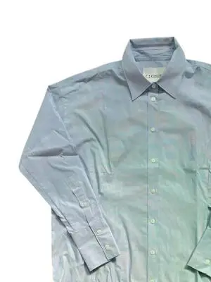 Closed Button-up Tie-detail Shirt