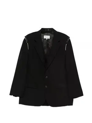 MAISON MARGIELA Cut-out Tailored Blazer - Black