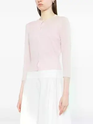 N.peal Darcie Cropped Cardigan - Pink