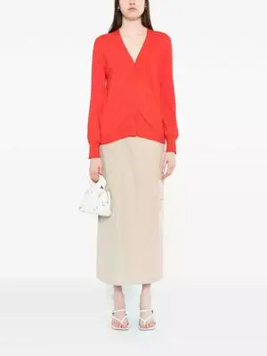 N.peal V-neck Cardigan