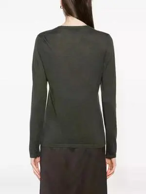 N.peal V-neck Cardigan - Green