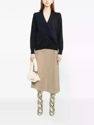 N.peal Long-sleeve V-neck Cardigan