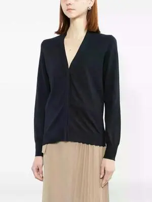 N.peal Long-sleeve V-neck Cardigan