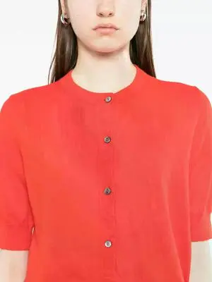 N.peal Short-sleeved Cardigan