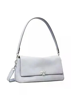 Tory Burch Small Charlie Suede Shoulder Bag - Blue