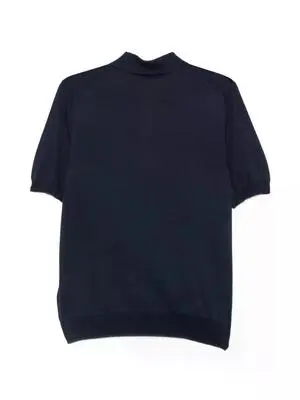 FAY Buttoned Polo Shirt - Blue