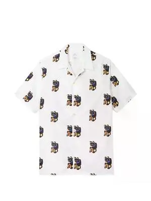Paul Smith Lucky Cat Printed Shirt