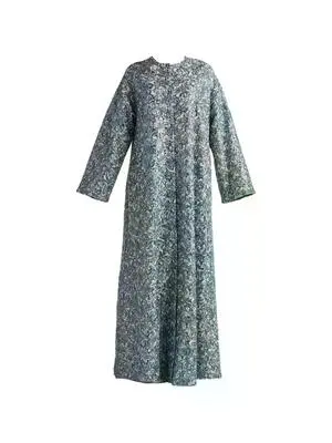 Tadashi Shoji Sequin Floral Embellished Dress - White