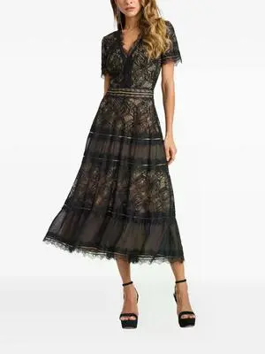 Tadashi Shoji Lace Tiered Dress