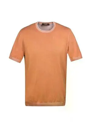MOORER Crew Neck Short-sleeve Shirt