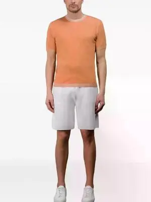 MOORER Crew Neck Short-sleeve Shirt