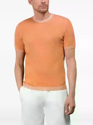 MOORER Crew Neck Short-sleeve Shirt
