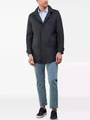 MOORER Hooded Duster Coat - Grey
