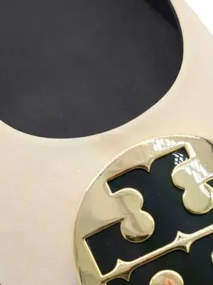 Tory Burch Logo-plaque Ballerinas - Neutrals