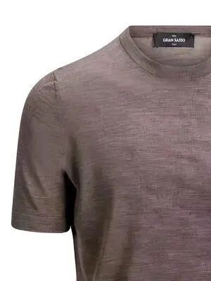 GRAN SASSO Short-sleeve Wool T-shirt