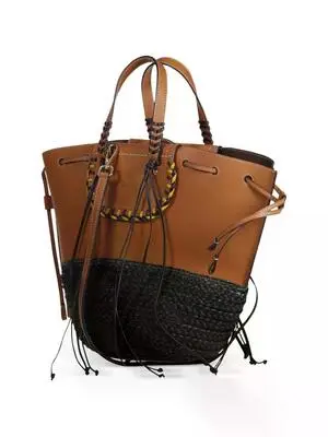 CUBA LAB Woven-panel Tote Bag