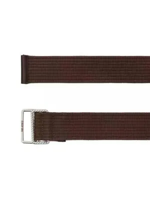 Attico Striped Ribbon Belt
